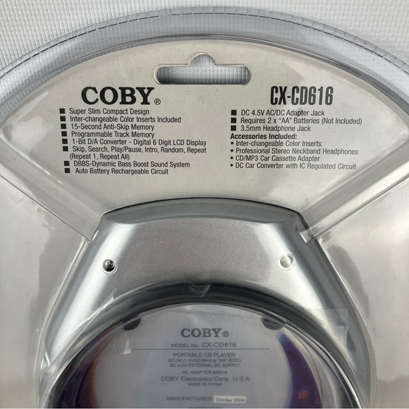 Coby | Portable Audio & Video | Coby Portable Cd Player Sound Cruiser ...